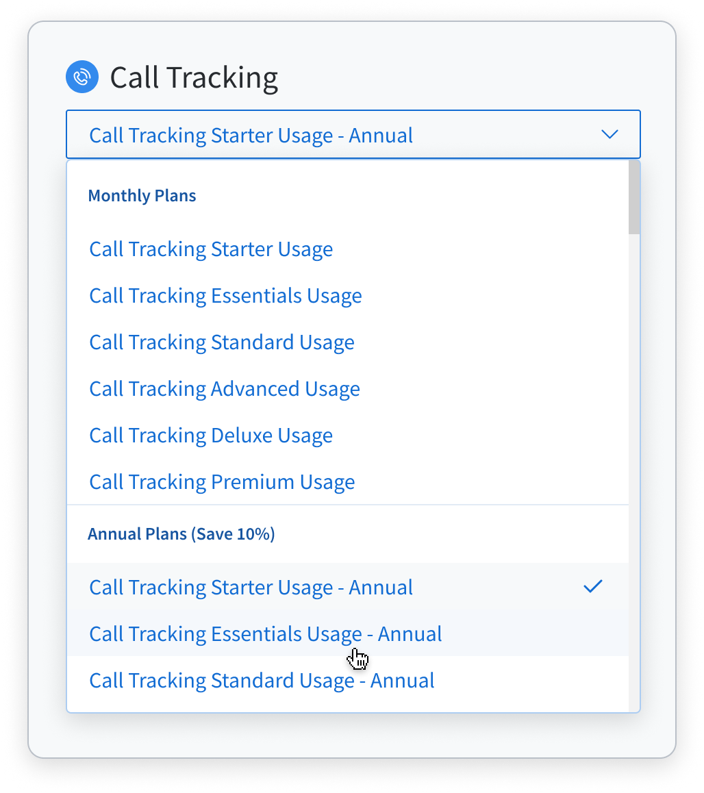 Annual Plans – CallRail Help Center